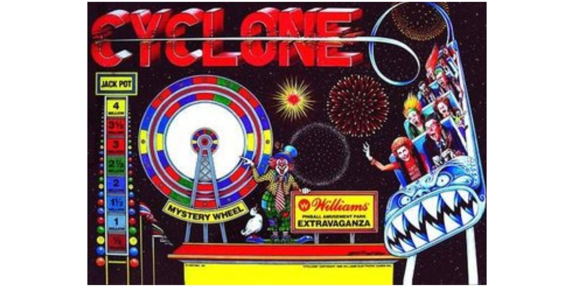 Cyclone Pinball Machine (Used) - The Pinball Gameroom